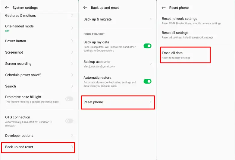 Cara Reset HP Oppo A18 Ke Setelan Pabrik | BaruBenar